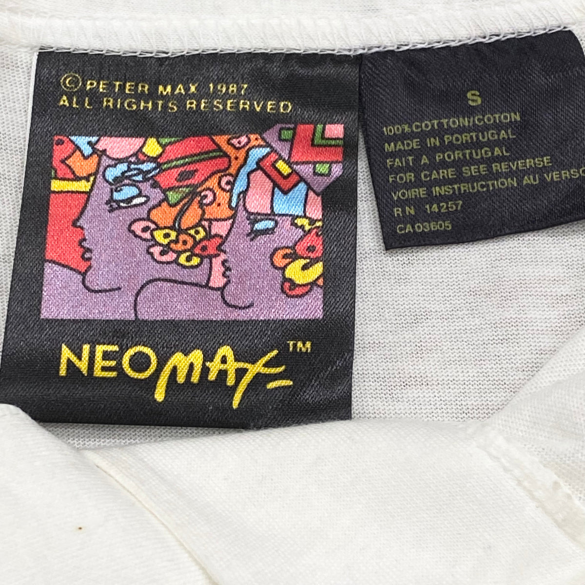 Vintage 1987 Peter Max Neo Max Henley Shirt Small – Subtle Flex Streetwear